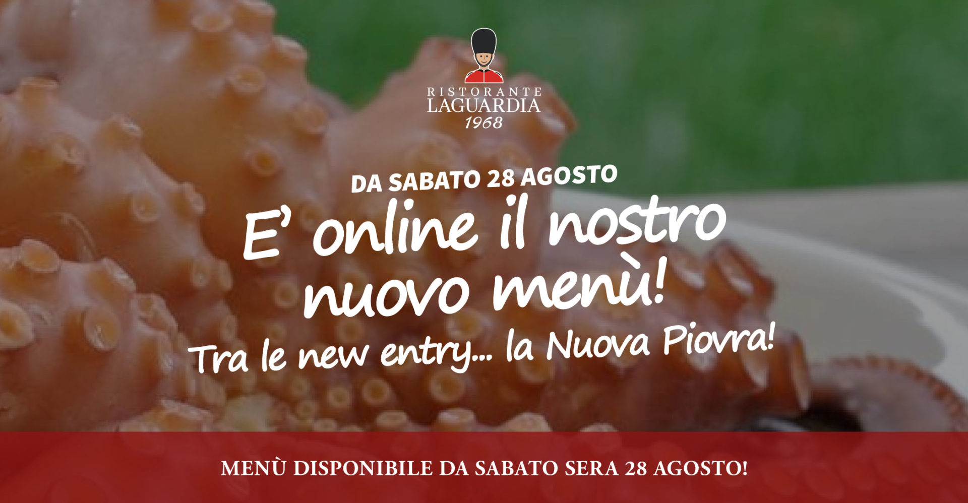 E’ online il nostro nuovo menù! - Ristorante La Guardia